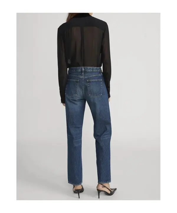 FRAME Pocket Tie-detail Blouse