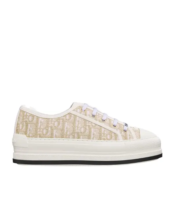 Dior Christian Walk'n' Platform Sneakers - White
