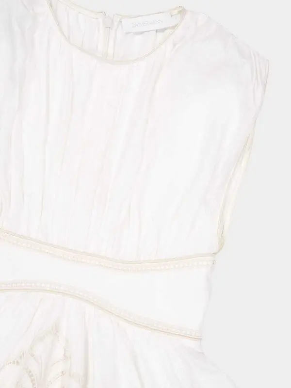 Zimmermann Daylight Waisted Maxi Dress - Cream