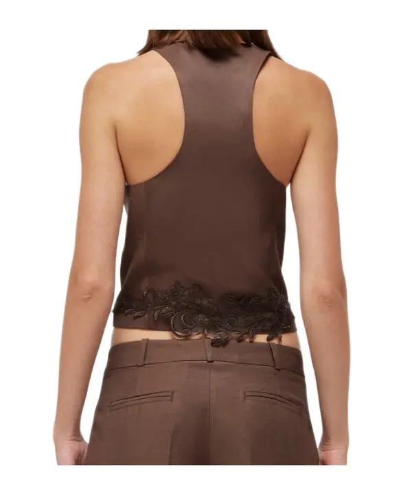 BLUGIRL Sleeveless V-neck Vest