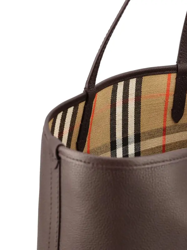 Burberry Highlands Medium Leather Tote Bag