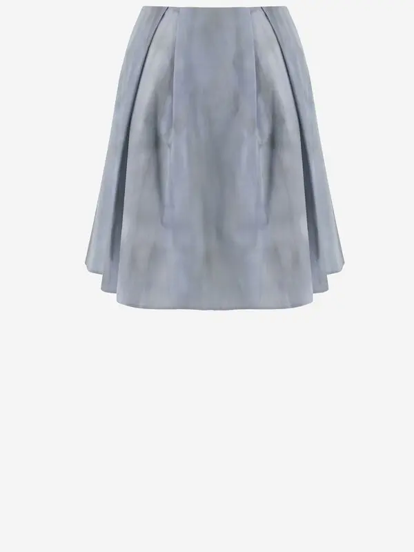 Vince Ombré Pleated Skirt