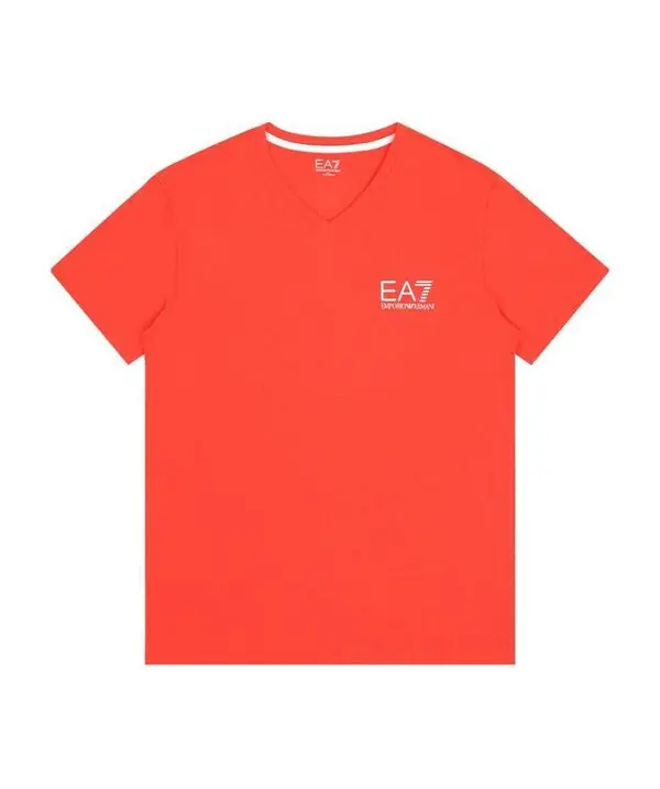 EA7 Logo T-shirt With Round Neck