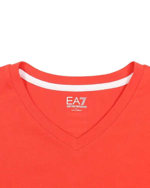EA7 Logo T-shirt With Round Neck