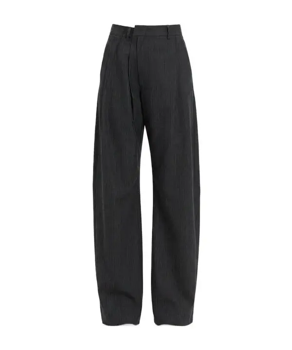 MAISON MARGIELA Wide Leg Tailored Trousers