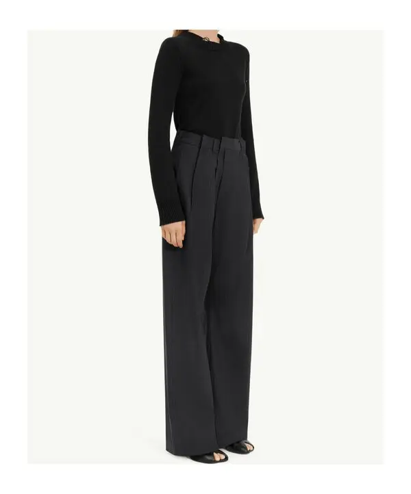 MAISON MARGIELA Wide Leg Tailored Trousers