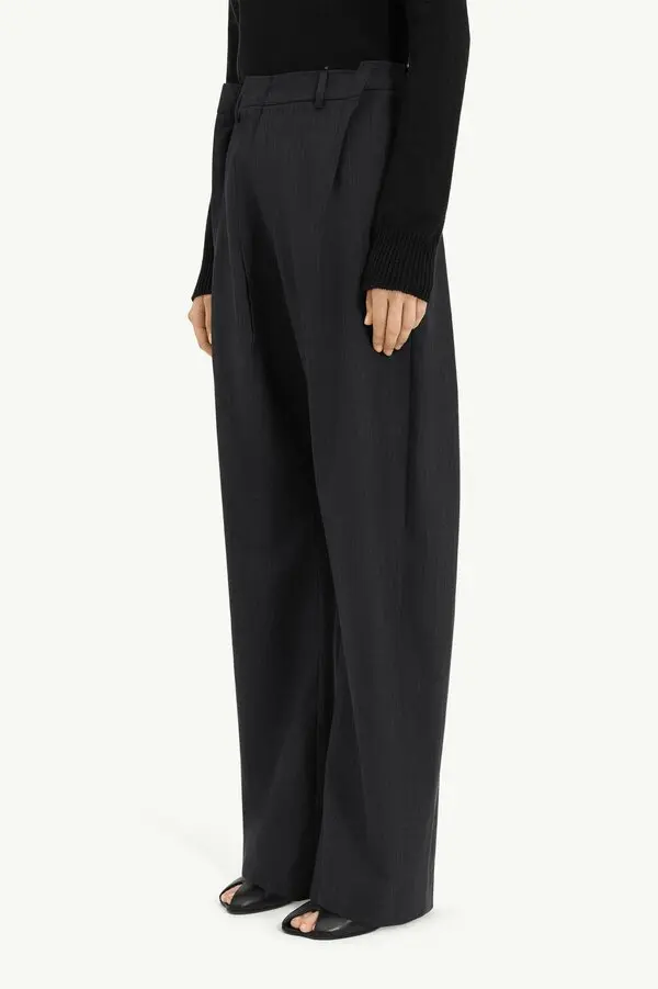 MAISON MARGIELA Wide Leg Tailored Trousers