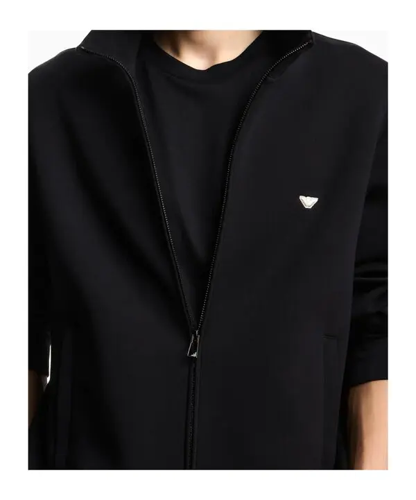 Emporio Armani Logo Full Zip Sweatshirt