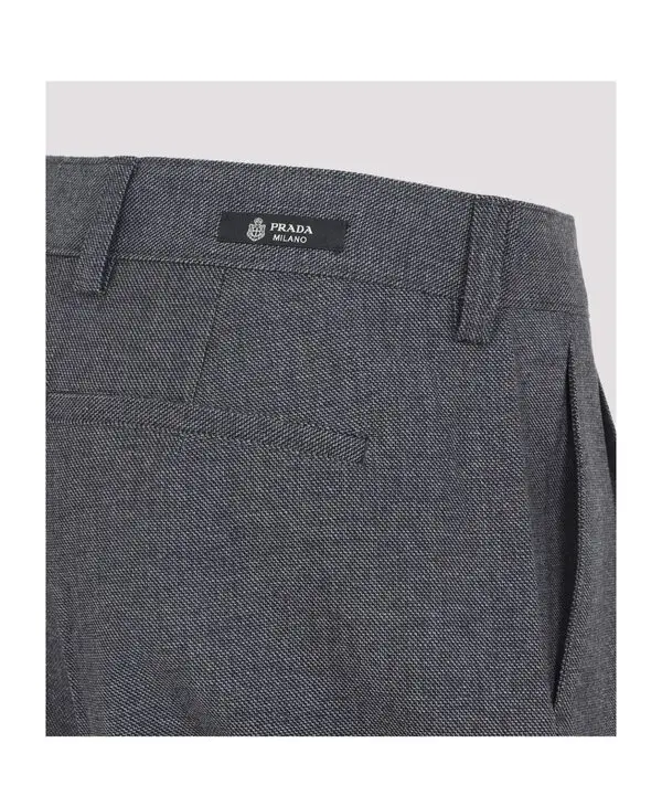 Prada Logo Patch Shorts