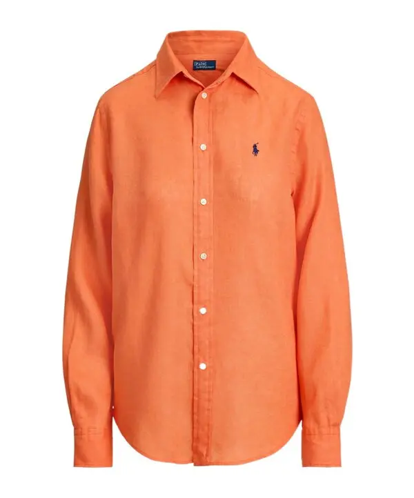 Polo Ralph Lauren Embroidered Logo Shirt - Orange