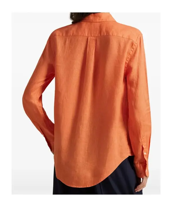 Polo Ralph Lauren Embroidered Logo Shirt - Orange