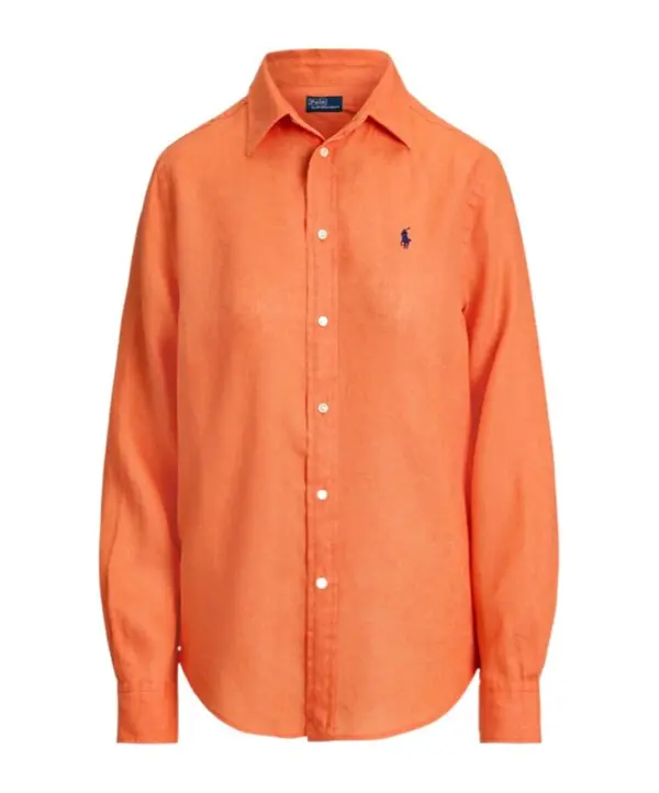 Polo Ralph Lauren Embroidered Logo Shirt - Orange
