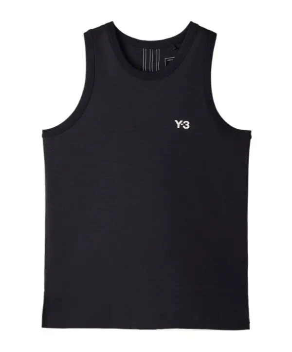 Y3 Logo Printed Crewneck Tank Top