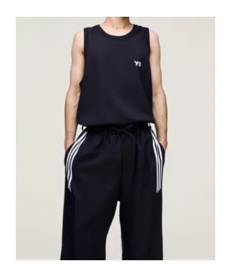 Y3 Logo Printed Crewneck Tank Top