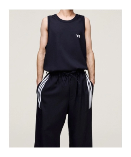 Y3 Logo Print Crewneck Tank Top