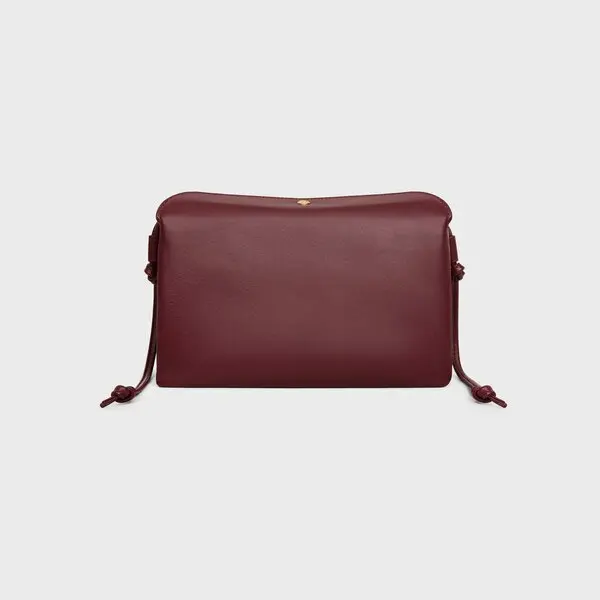 Celine Trio Flap Bag In Smooth Lambskin