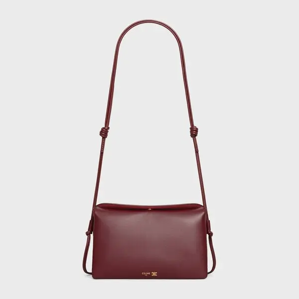 Celine Trio Flap Bag In Smooth Lambskin