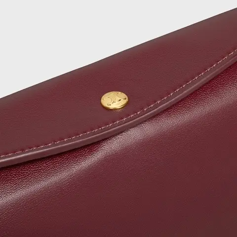 Celine Trio Flap Bag In Smooth Lambskin