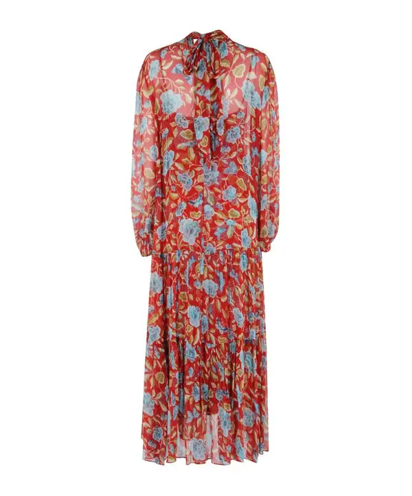 Rixo Adalind Floral Tiered Dress