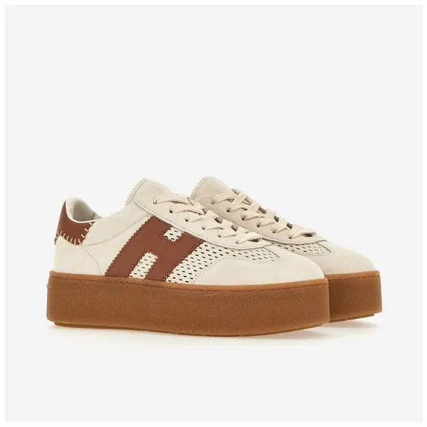 Hogan Platform Sneakers - Brown