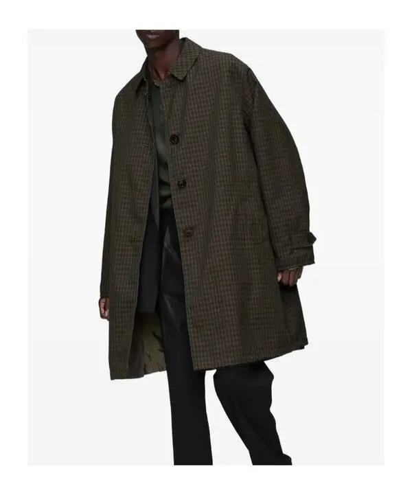 MAISON MARGIELA Checked Single-breasted Coat