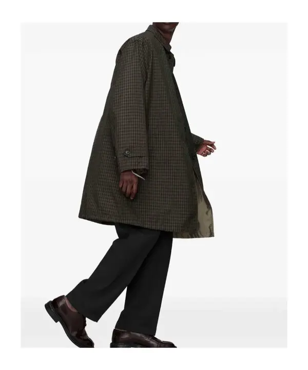 MAISON MARGIELA Checked Single-breasted Coat