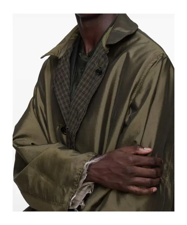 MAISON MARGIELA Checked Single-breasted Coat