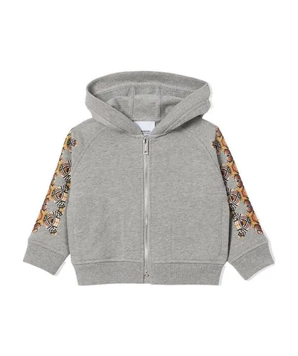 Burberry Zip-fastening Hoodie With Teddy Bear Print