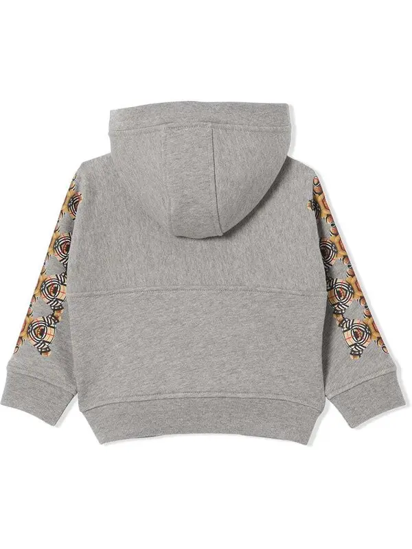 Burberry Zip-fastening Hoodie With Teddy Bear Print