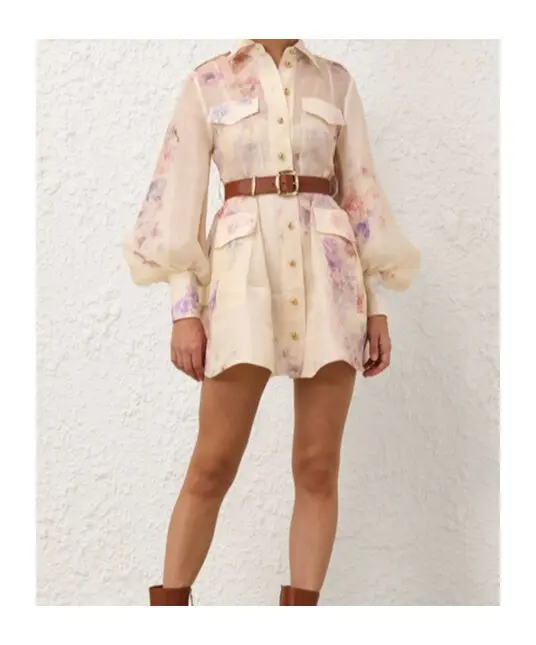 Zimmermann Hypnotic Utility Mini Dress