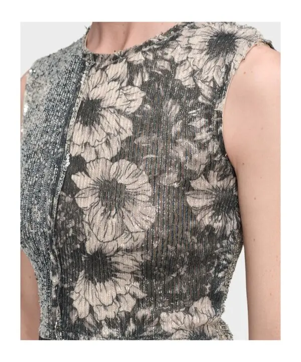 MAISON MARGIELA Sleeveless Sequined Top
