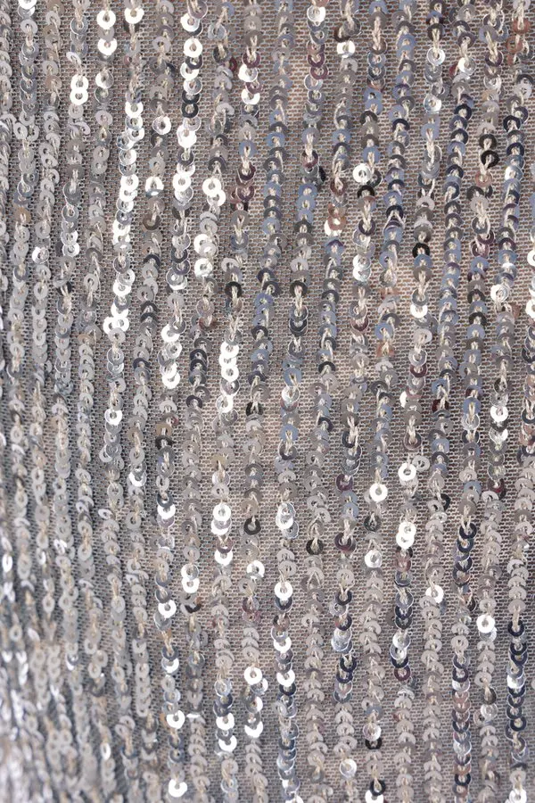 MAISON MARGIELA Sleeveless Sequined Top - Grey
