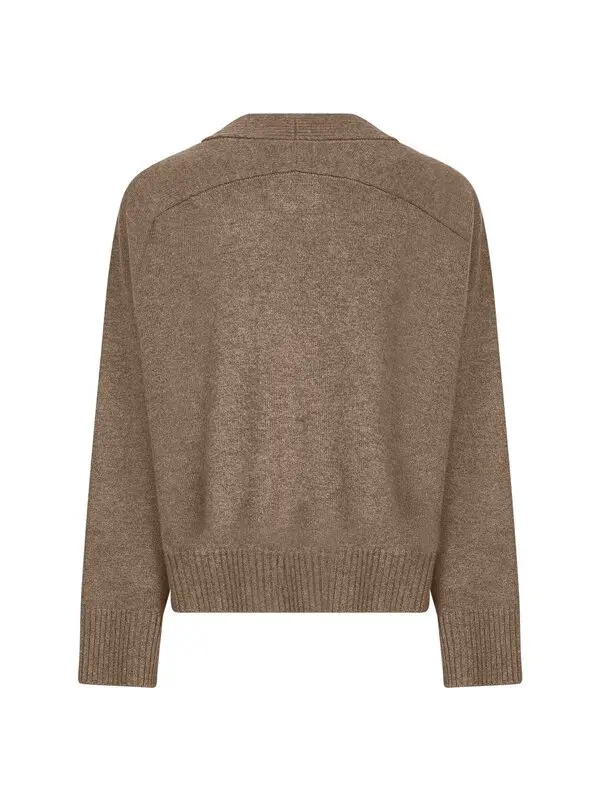 Loulou De Saison Kaia V-neck Cardigan - Brown
