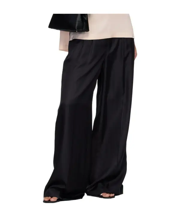 LISA YANG Pleated Straight-leg Pants