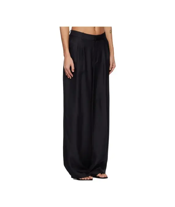 LISA YANG Pleated Straight-leg Pants