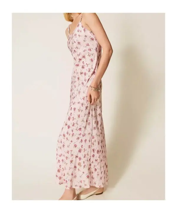 TWINSET Floral Print Maxi Dress