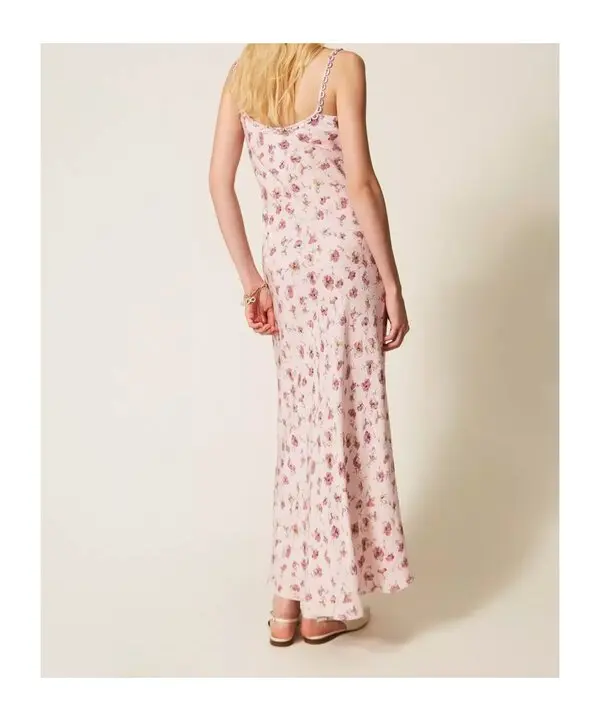 TWINSET Floral Print Maxi Dress