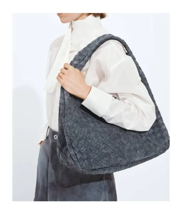 Bottega Veneta Large Campana Hobo Bag - Cloud Blue