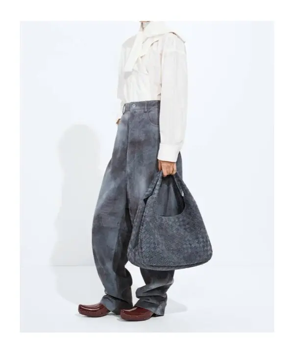 Bottega Veneta Large Campana Hobo Bag - Cloud Blue