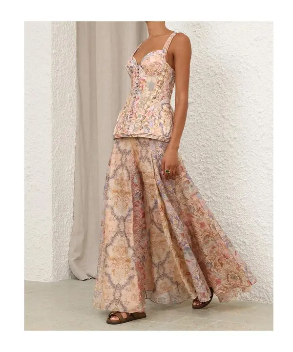Zimmermann Rebellion Corded Maxi Dress - Spliced Floral