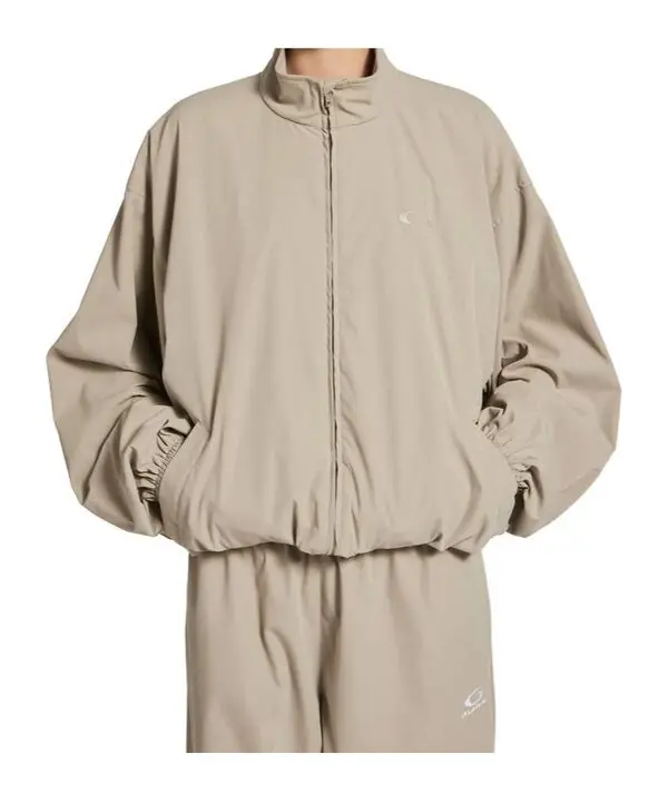 Balenciaga Zip-up Track Jacket - Dune