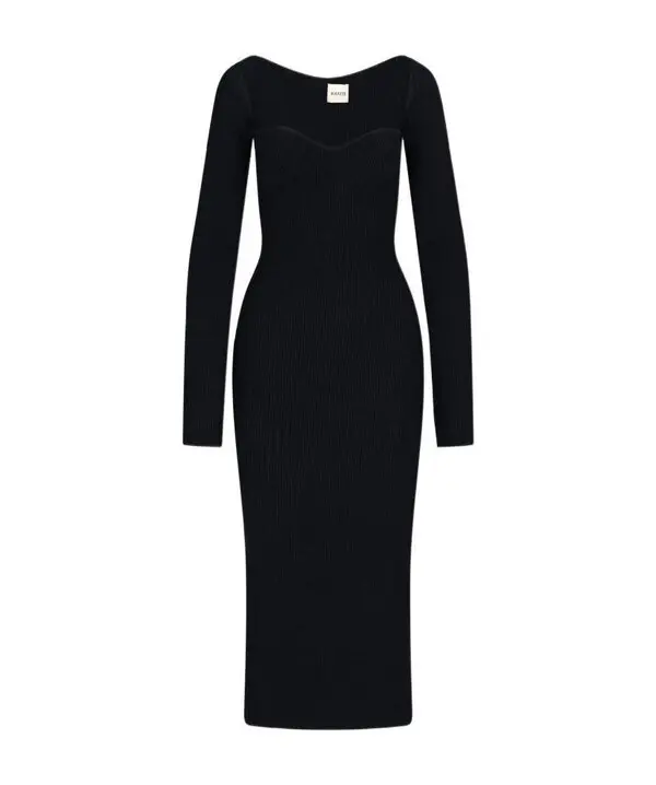 Khaite Beth Long-sleeved Knitted Dress