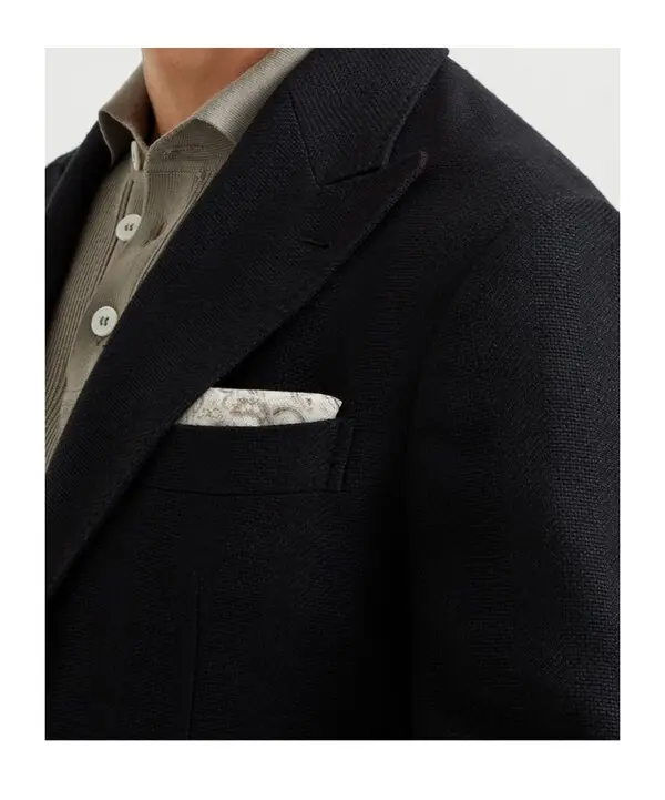Brunello Cucinelli Peak-lapel Blazer - Black