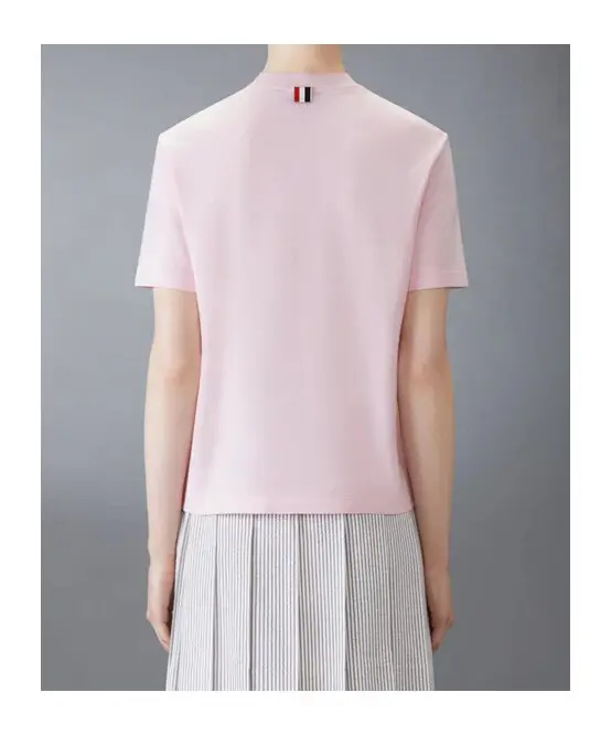 Thom Browne Four-bar Short-sleeve T-shirt
