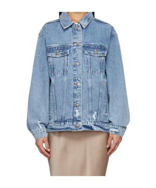 ANINE BING Rory Denim Jacket - Blue
