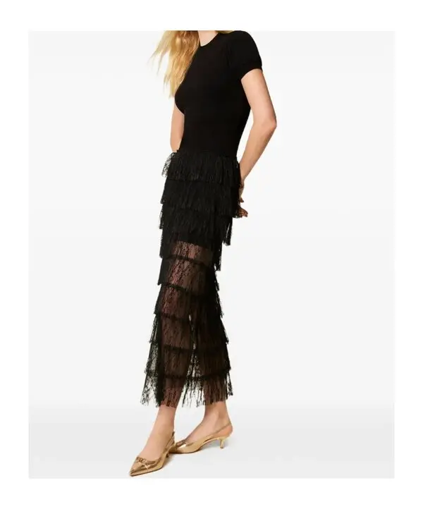 TWINSET Maxi Dress With Lace Detailing