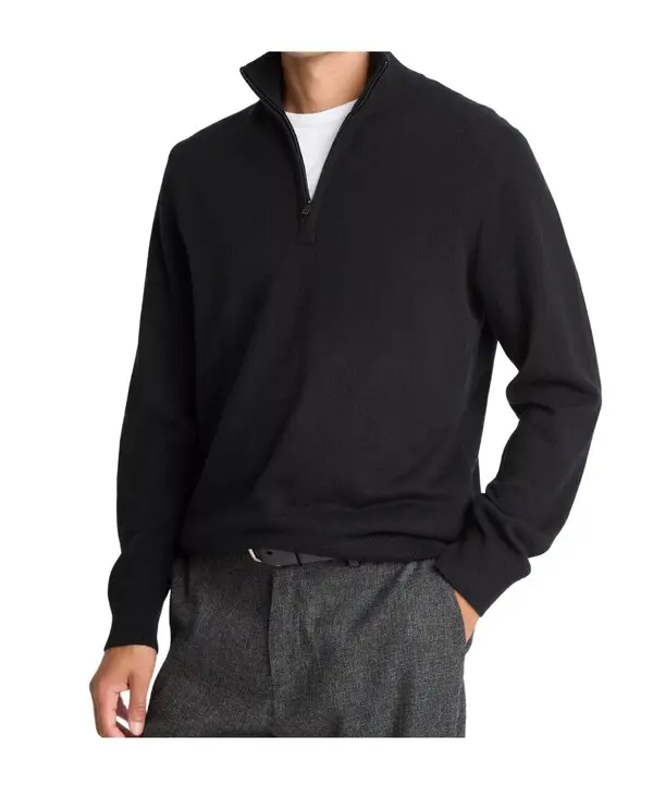 Vince Half-zip Knitwear - Black