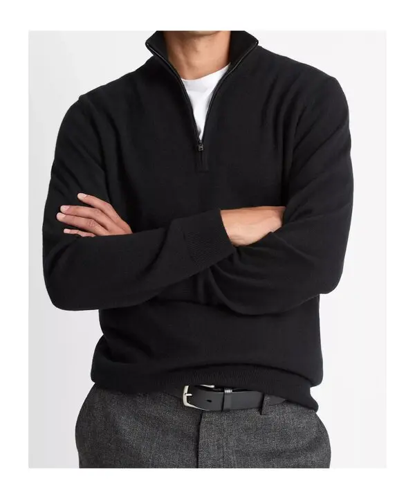 Vince Half-zip Knitwear - Black