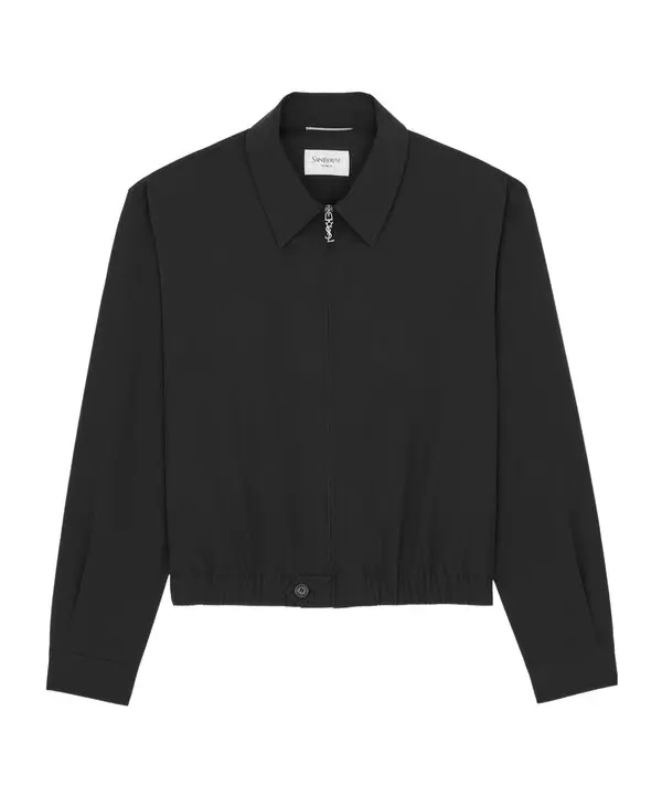 Saint Laurent Cotton Zip-up Jacket