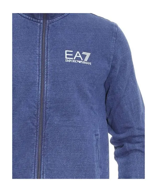 EA7 Logo Detail Zip-up Jacket